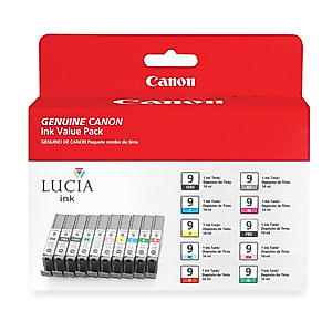 Canon PGI-9 10 Color Multi Pack Compatible to Pro9500, Pro9500 Mark II