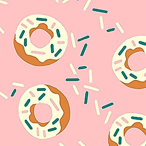 Food Trucks Donuts Pink - Paintbrush Studio 100% Cotton Fabric