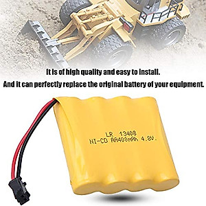 Drfeify 2PCS RC Battery Remote Control Alloy Engineering Vehicle Parts Fit for Huina 1520 1530 1540 1586 Model Accessory