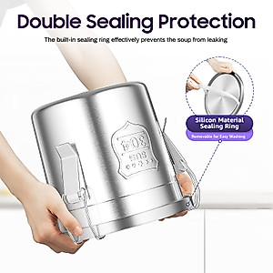 LINISHOP 304 Stainless Steel Airtight Canister Airtight Cereal Container Food Storage Container Metal Kitchen Rice Flour Milk Storage Bucket Silver New (6L)