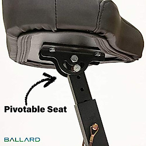 Ballard Inc SitOn Stander Seat, Universal Seat for All Stand On Machines (Standard)