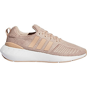 adidas Women's Swift Run 22 Sneaker, Ash Pearl/Ash Pearl/White, 7 M US