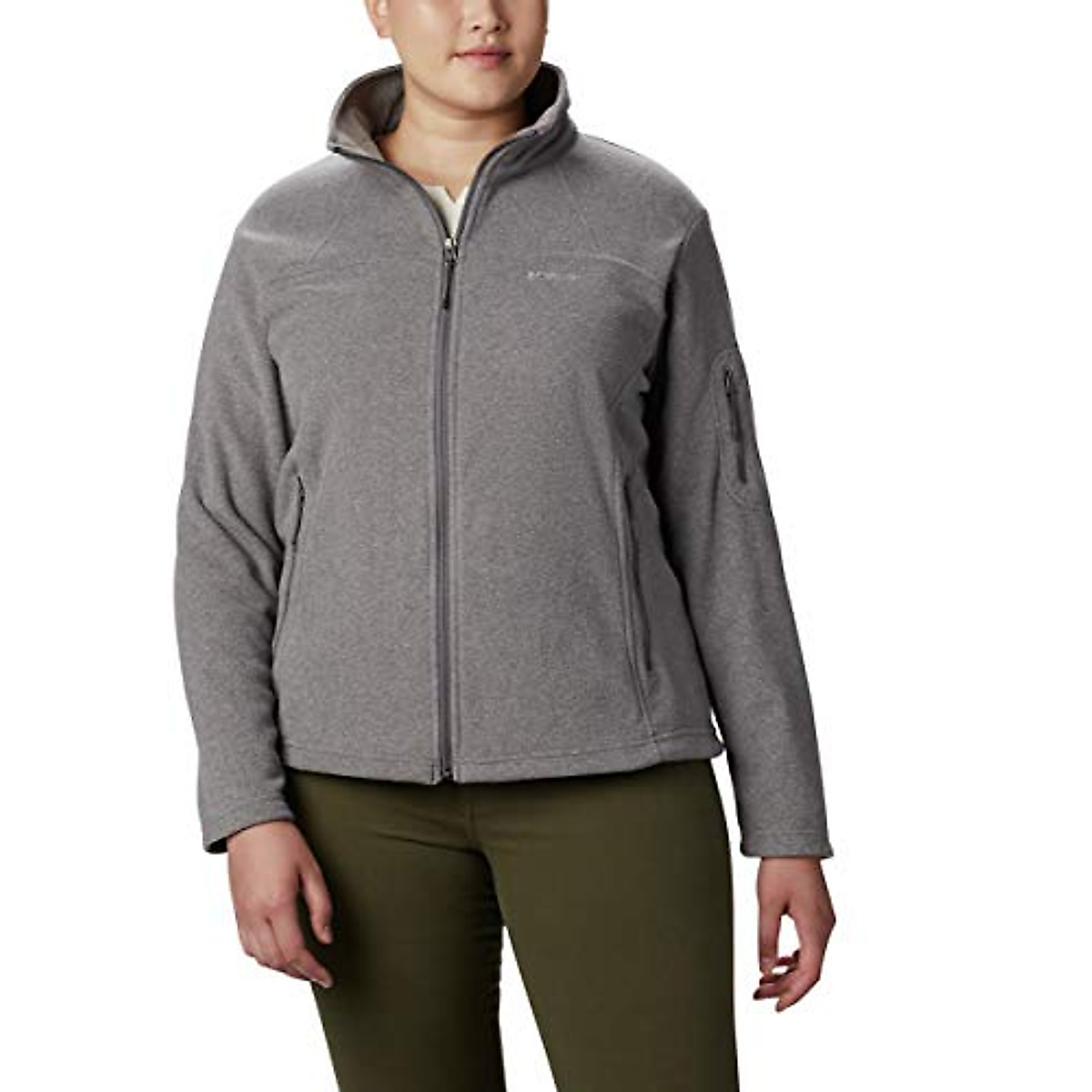 Columbia Women's Fast Trek II Jacket, City Grey Heather, Large
