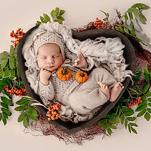 Bed Heart Small Photo Shaped Wooden Posing Newborn Photograph Photographer Heart-shaped Prop