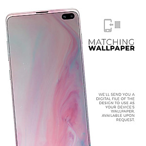 DesignSkinz Marbleized Colored Paradise V3 Protective Vinyl Decal Wrap Skin Cover Compatible with The Samsung Galaxy S20 (Screen Trim & Back Glass Skin)