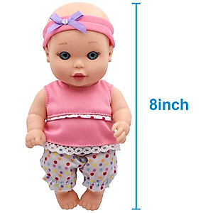 New Adventures Baby Magic 8" Stroll & Scoot (3747) 2+, Baby Doll Accessories