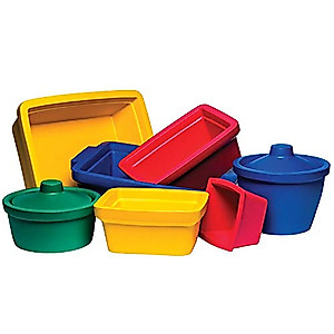 Medium Blue Ice Pan – 4 Liter Ice Holder - Stackable, Lightweight, Leak-Proof Ice Container - Frozen Sample Containers w/EVA Material to Withstand Dry Ice, Liquid Nitrogen, & Chemical Solvents