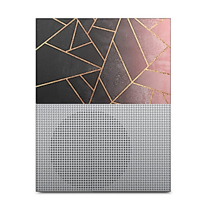 Head Case Designs Officially Licensed Elisabeth Fredriksson Pink And Black Art Mix Matte Vinyl Sticker Gaming Skin Case Cover Compatible With Xbox One S Console and Controller Bundle