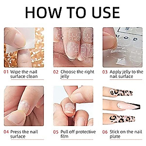 24 Pcs Press on Nails -Supremely Fit & Natural Soft Gel Press on Nails Almond, White Glue on Nails with Nail Glue, Reusable Stick on Nails in 12 Sizes（Iridescence）