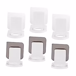 Cabilock 6 Pcs Shower Gel Holder Body Wash Container Hanging Storage Shelves Trace-free Storage Holders Punch-free Detergent Holders No Trace No Trace Stickers Shampoo Rack Shampoo Holders
