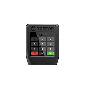 Trezor Model T - Crypto Hardware Wallet with LCD Touchscreen, Protecting Bitcoin & 1000's of Coins with Maximum Security