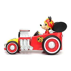 Jada Toys Disney Mickey Roadster Racer RC Vehicle Red, Standard