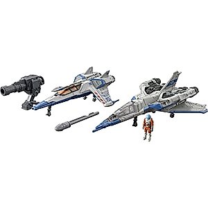 Disney and Pixar Lightyear Small Vehicle Toy Pack, 2 Spaceships & 1 Buzz Lightyear Figure, Hyperspeed Series (Multicolor)