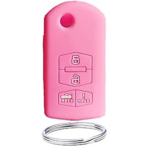 Silicone Rubber Key Fob Cover Compatible with Mazda 3 5 6 Mazda CX-7