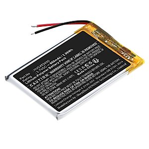 Synergy Digital Credit Card Reader Battery, Compatible with Stripe HVC453450 Credit Card Reader, (Li-Pol, 3.7V, 800mAh) Ultra High Capacity, Replacement for Stripe HVC453450 Battery