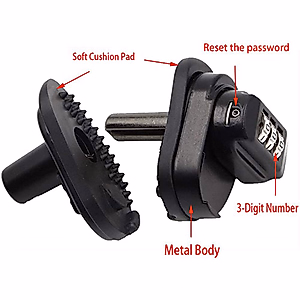 Teenidea Universal Combination Gun Trigger Lock - Fits Pistols, Rifles, Shotguns,10pcs