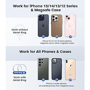 VICSEED Tesla Phone Mount【Strongest Magnet Power】Foldable Hidden Tesla Phone Holder Fit for All Phone, Tesla Model 3 Model Y for MagSafe Car Mount, Tesla Model Y Accessories, Tesla Model 3 Accessories