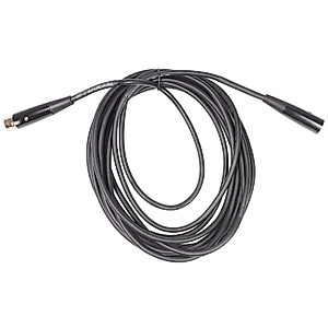 Rockville Female to Male XLR Mic Cable,100% Copper, Black, 20 Foot (RCXFM20E-B)