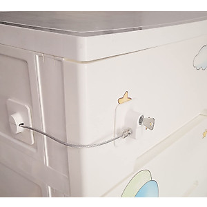 YEYA Upgraded No Drill Anti Tip Furniture Wall Anchors for Baby Proofing 4 Pack