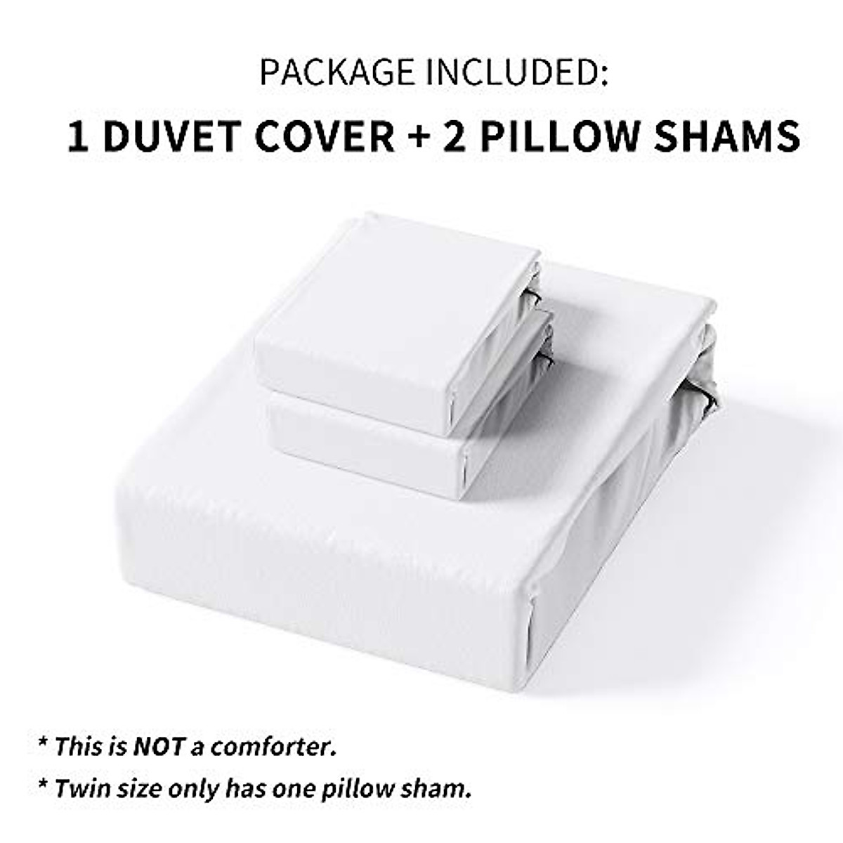 HYPREST White Duvet Cover Queen Size- Soft Lightweight Cooling Aesthetic Farmhouse Ruffled Duvet Cover Bedding Comforter Cover with 1 Duvet Cover and 2 Shams, Oeko-TEX Certificated (No Comforter)