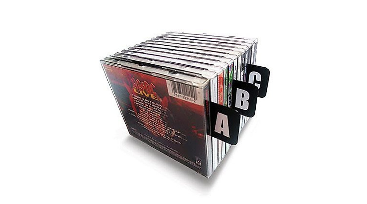 Organize Your Media with Alphabet DVD Dividers