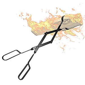 Amagabeli Fireplace Log Tongs 26” Bundle Folding Fire Pit 22in