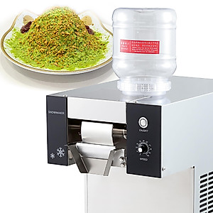 Mvckyi Snowflake Shaved Ice Machine, 176lbs/day Korean Ice Shaver Machine, Commercial Snowflake Ice Maker Machine, Snow Cone Machine, Easy Operation, Air Cooling, for Bar