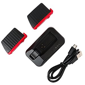 Replacement Battery + Charger for Sram AXS/eTap (XX1 X01 GX Reverb Red Force) (Battery x2 and Charger)