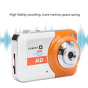 Digital Camera Kids Camera with 32GB Card, Anti Shake FHD 960P Compact Point and Shoot Camera Portable Small Camera for Teens Students Boys Girls Seniors (Orange)