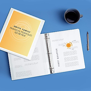 Avery Durable View 3 Ring Binder, 1/2 Inch Slant Rings, 1 White Binder (17002)