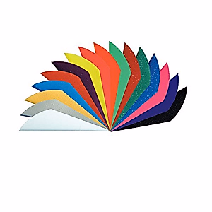 Bohning Blazer X2 Archery Vane (100-Pack), Neon Red