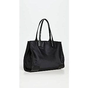 Tory Burch Women's Ella Mini Tote, Black, One Size
