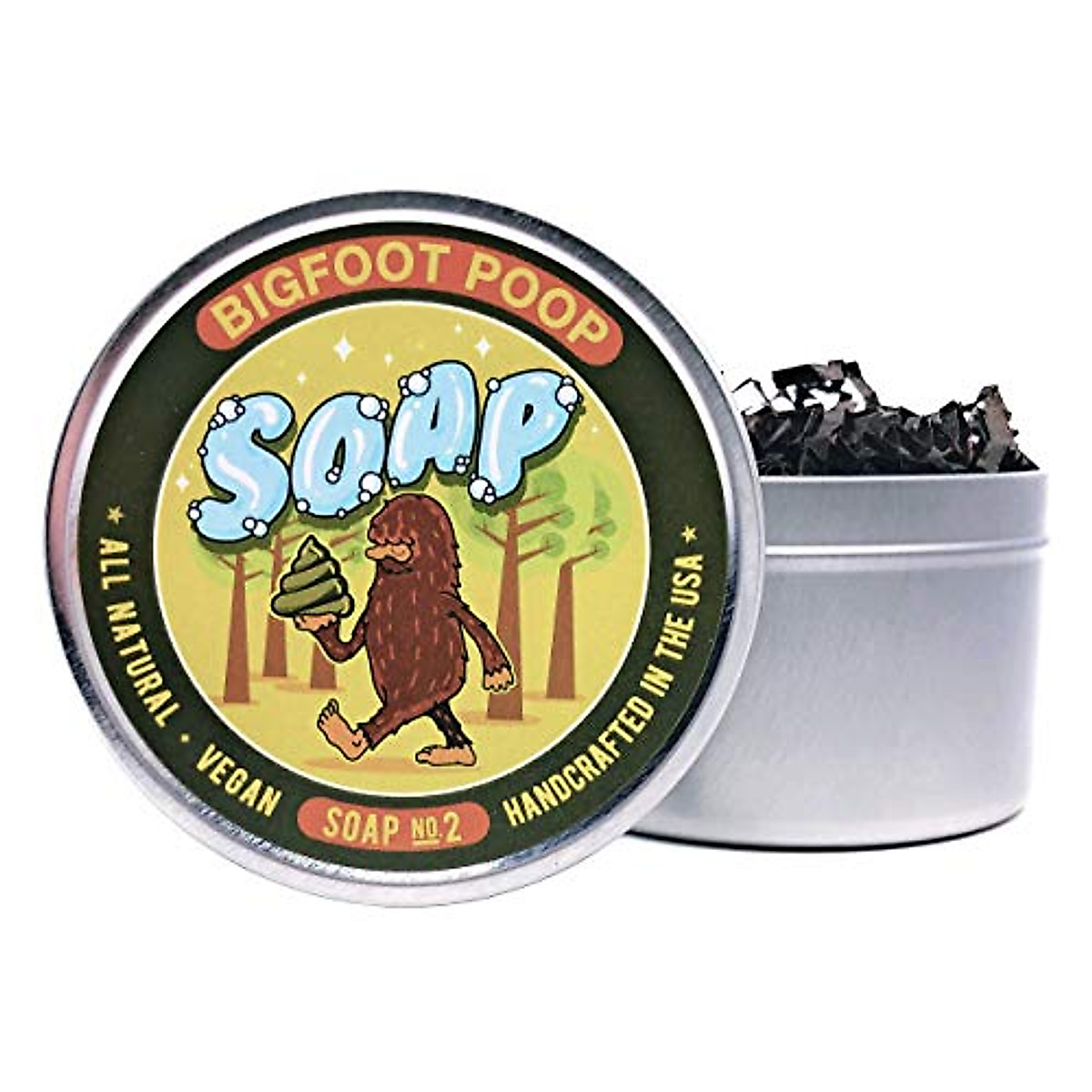 Big Foot Bigfoot Sasquatch Yeti Poop Soap Woodsy Pine Scent Gift Vegan