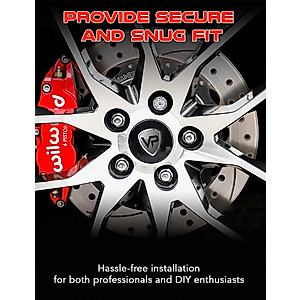 Set of 20 Veritek 14x1.5mm 45mm Extended Thread R14 Radius Chrome Ball Seat Washer Lug Bolts for Porsche Factory Wheels