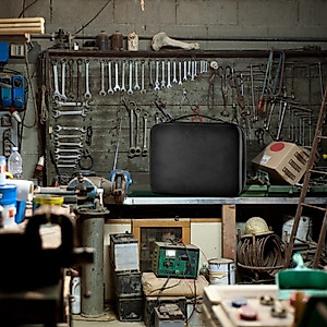 Comecase Hard Battery Organizer Storage Box, Carrying Case Bag Holder - Holds 148 Batteries AA AAA C D 9V - with Battery Tester BT-168 (Batteries are Not Included)