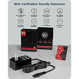 Charger Replacement for Bissell 2286 2286A 2482 2389 2389C Adapt Ion Pet Powerlifter Lithium Ion Cordless Stick Vacuum Power Cord Replacement for Bissell P/N 1616326 1627037