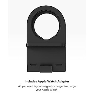 mophie Wireless Charging Stand+ Wireless Charging Stand and pad with USB-A Port. for AirPods, Apple Watch, iPhone, Samsung Galaxy, Qi-Enabled Devices