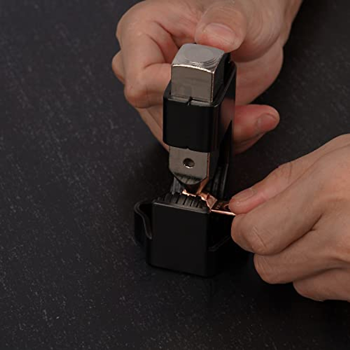 Hammer Lug Crimper Tool for Welding Cables Wire Terminal Crimp 16 AWG to 4/0 Wire Gauge,12PCS AWG 6 8 10 12(5/16" 1/4") Wire Copper Lugs,24PCS 3:1 Dual Wall Adhesive Heat Shrink Tubing