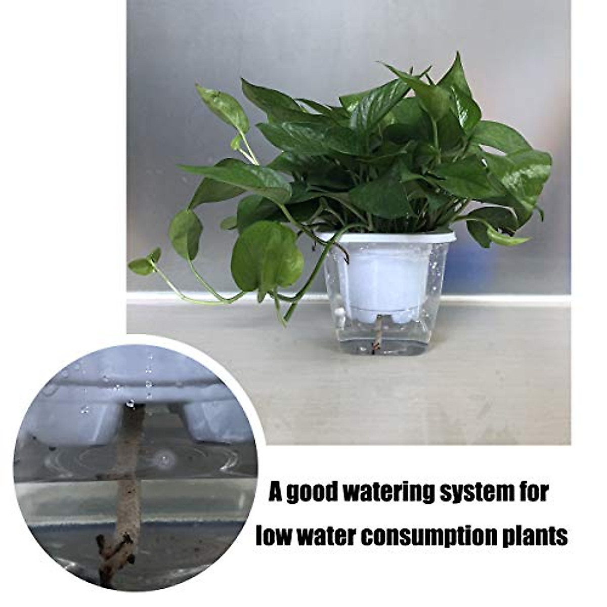 Enenes Craft Rope 1/4 INCH Braided Rope Cotton Rope 65 Feet Clothesline All Purpose Braided Cord for DIY Rope Basket/Mat as Candle Replacement Wick Self Watering Rope for Potted Plants (6MM,32 Feet)