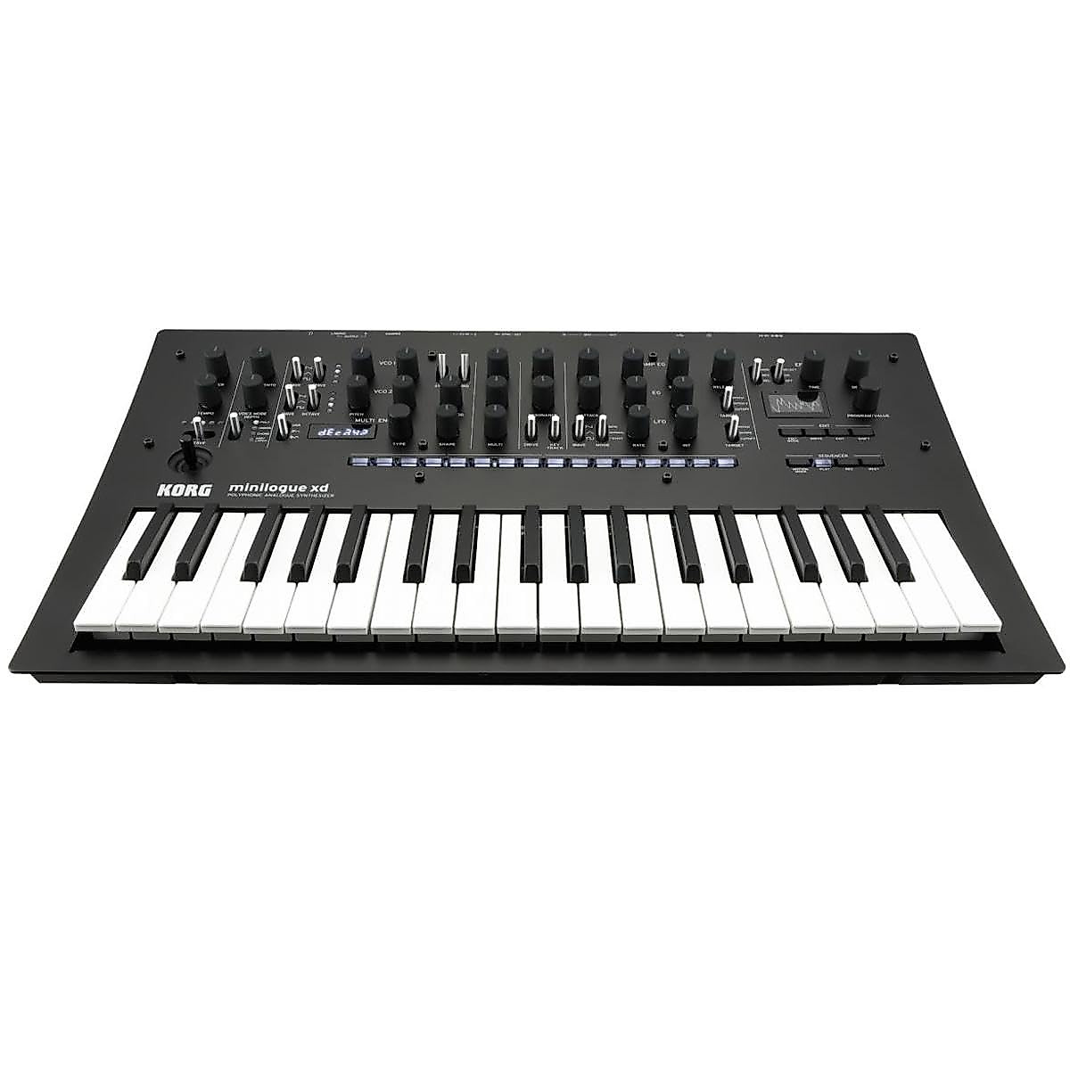 Korg minilogue xd Polyphonic Analog Synthesizer with Prologue MULTI Engine, Expanded Sequencer, 3X Multi-Effects, X/Y Joystick and CV INs - With Korg Custom Case