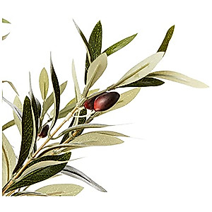 Amazon Brand - Stone & Beam Artificial Olive Tree with Plastic Nursery Pot, 2.2 Feet (26.5 Inches) / Small, Indoor