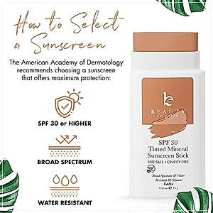 Tinted Sunscreen for Face - SPF 30 Tinted Mineral Sunscreen Face Stick Sun Screen, Tinted Face Sunscreen Stick, Face Sunblock Face Sunscreen for Sensitive Skin, Travel Size Sunscreen, Zinc Sunscreen