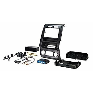 PAC RPK4-FD2201 Double DIN Dash Kit & Interface harness for Select 2015-2017 Ford F150-F550 Trucks,black
