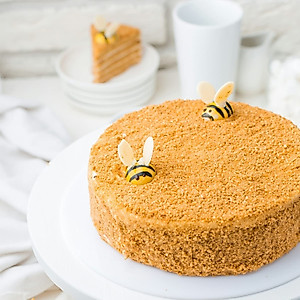 Amison Honeycomb Bees Silicone Fondant Cake Mold, 3Pcs 7 Cavity Bumble Bee Silicone Mold, Beehive Silicone Baking Molds, Silicone Cupcake Decorating Fondant Candy Baking Cake Moulds, Sugar Cube Mold