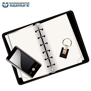 TOPMORE Key Ring ZH Series USB 3.0 Key Ring Design Flash Drive Portable High Read Speed Key Chain Memory Stick (32GB, Rose Gold)