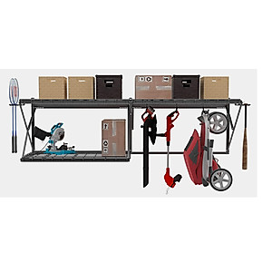 Proslat 63024 ProRack Double Side Hook Accessory Pack (4 Pack), Black, 6"