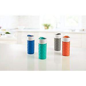 Ello Ogden BPA-Free Ceramic Travel Mug with Lid, Evening Blue, 16 oz