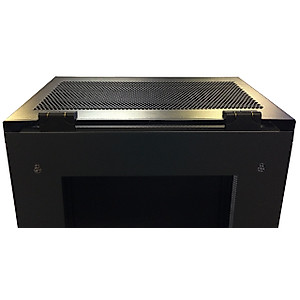 6U Wall Mount Rack Network Cabinet Enclosure - Vertical Server Equipment, Durable Mini Design, Efficient Cooling, Secure Lock, Easy Installation, Steel Construction
