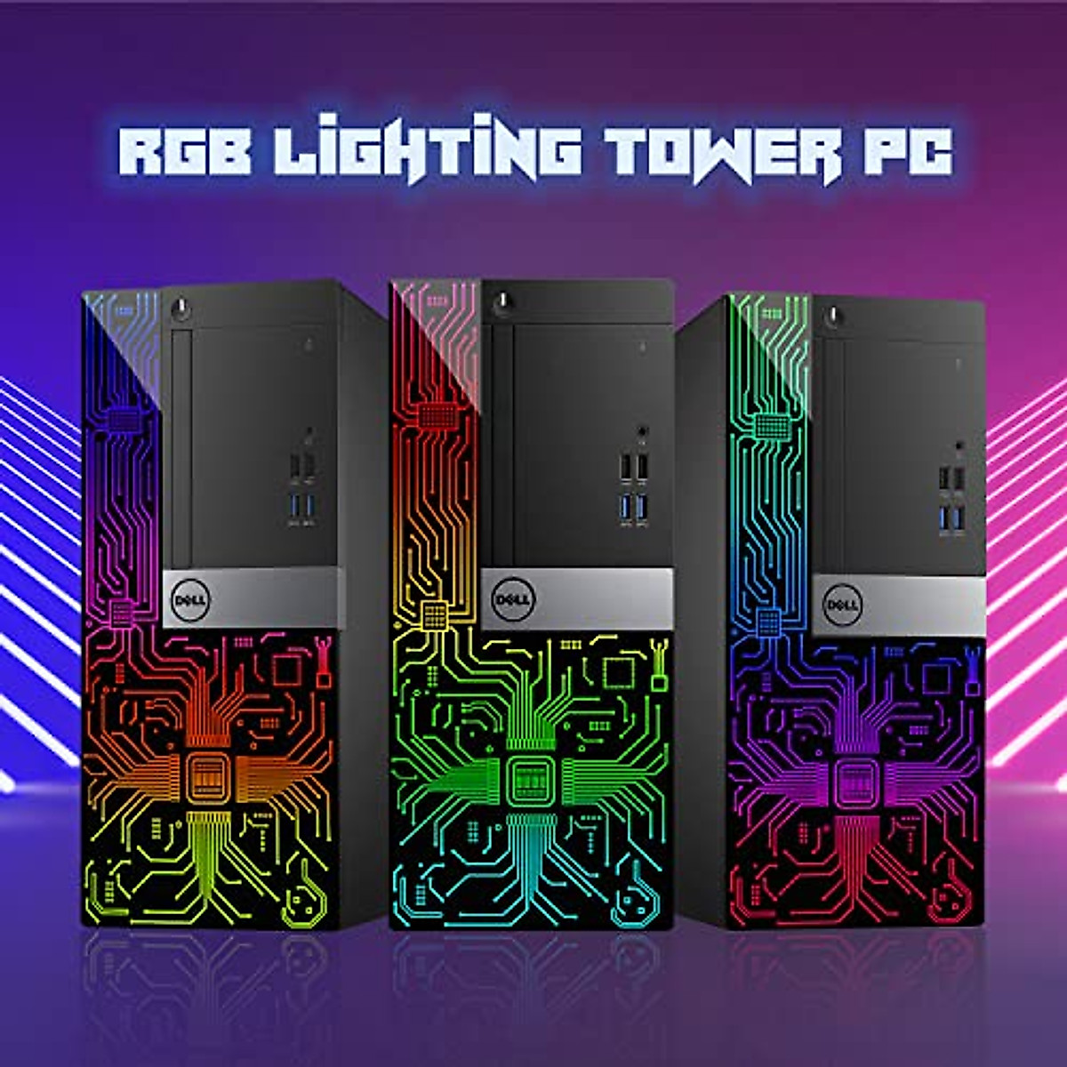 Dell Gaming PC OptiPlex 3040 Tower Desktop Computer - Intel Core i7 6th Gen (3.4GHz) - GeForce GTX 1660 Super 6GB GDDR6-16GB RAM - 1TB SSD - Windows 10 Pro - Wi-Fi - Keyboard & Mouse - HDMI (Renewed)
