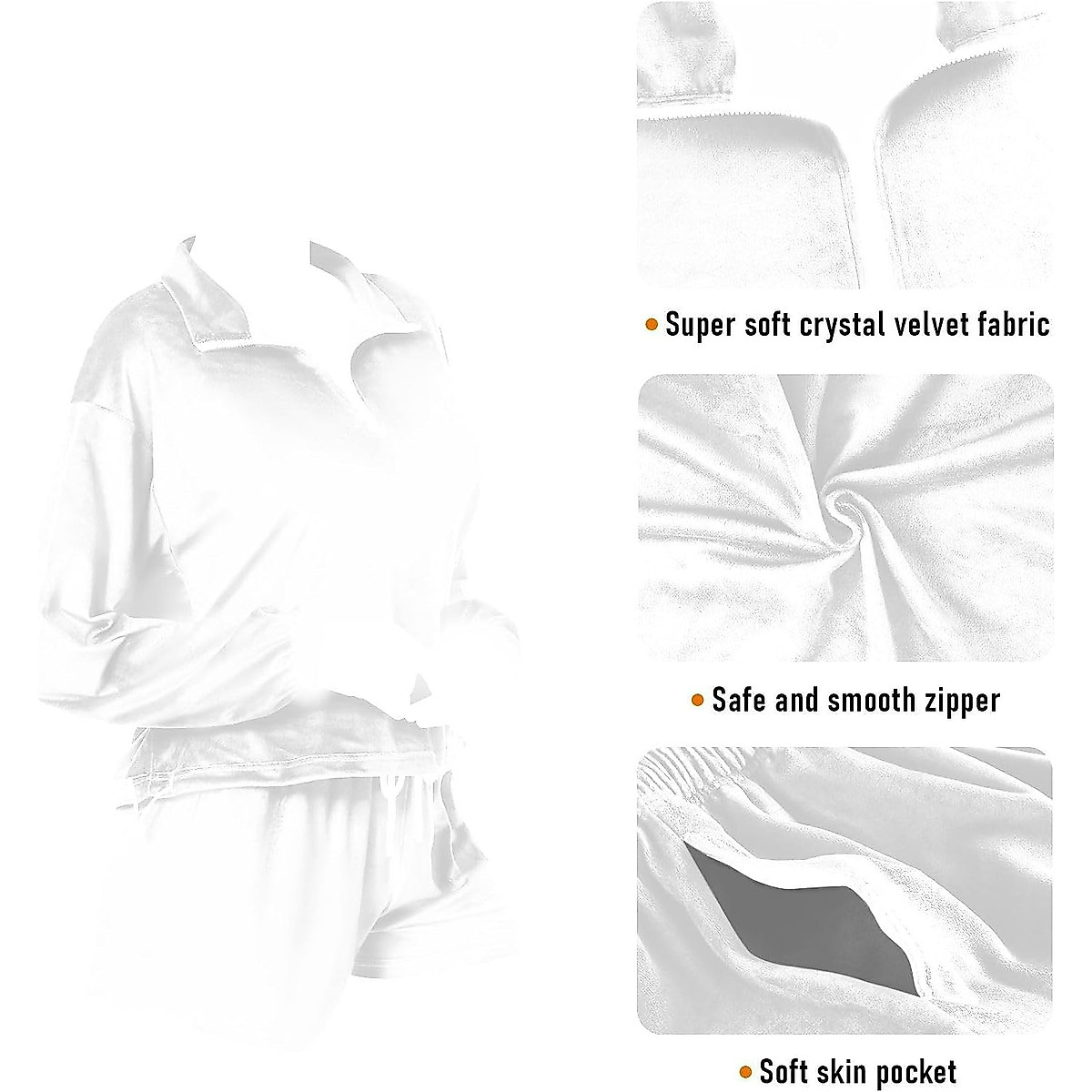 Kigai Cartoon Frogs Dragonflies Jogging Suits for Women Lounge Cozy Long Sleeve Half Zip Lapel Collar Sweatsuit Set,L